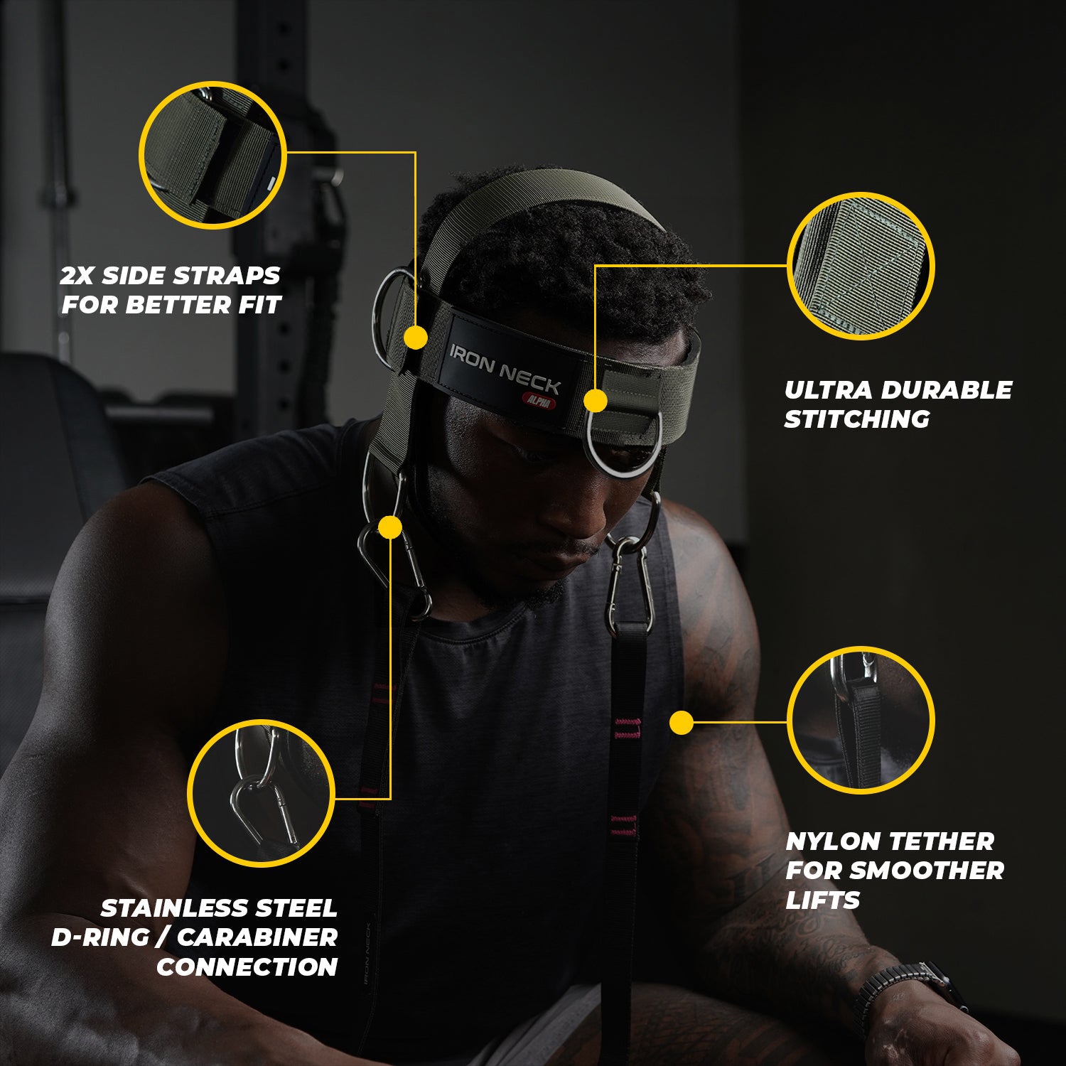 Neck Harness | Neck Workout & Training Harness | Iron Neck