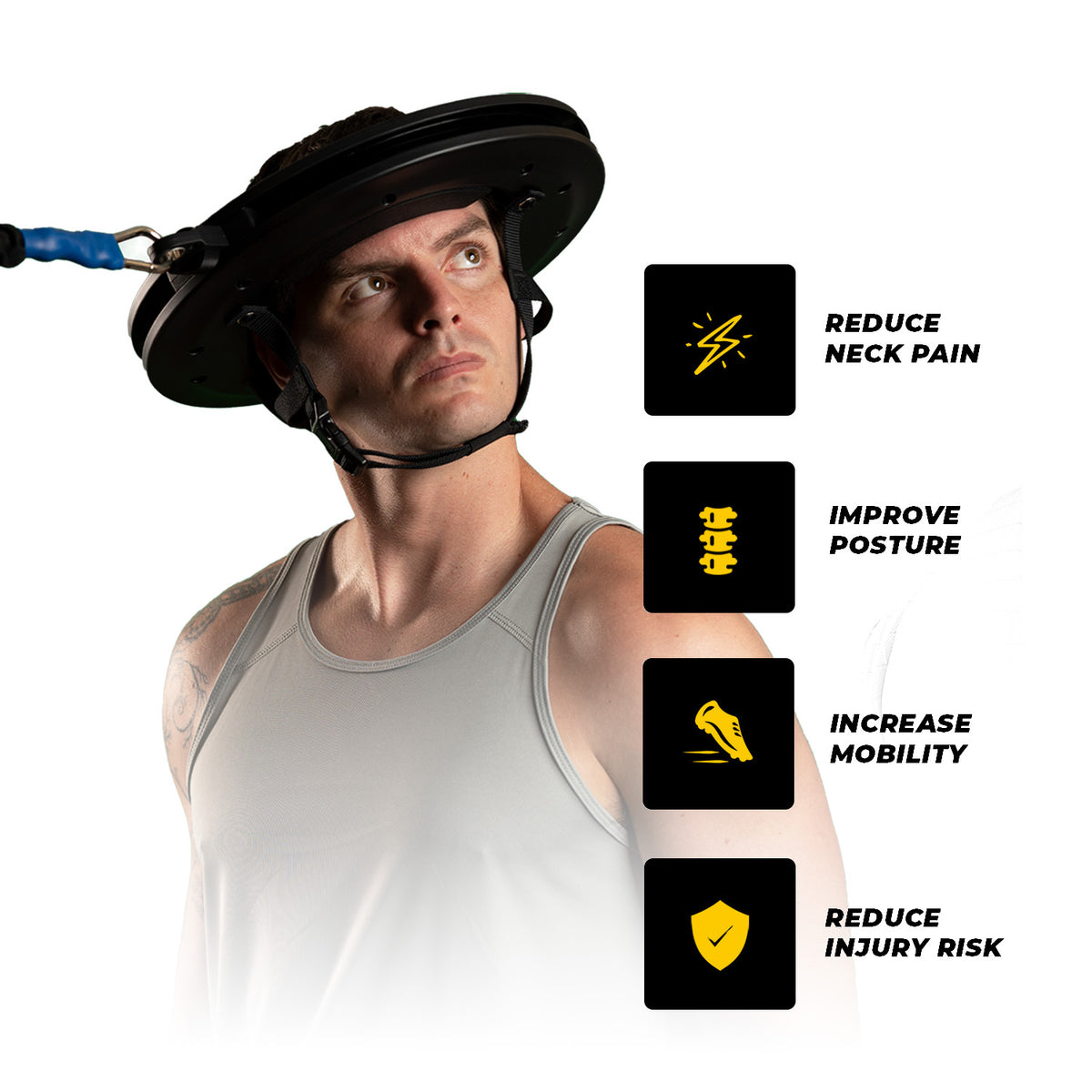 Persistent neck tension can be soreness, but the Iron Neck 3.0 delivers ...